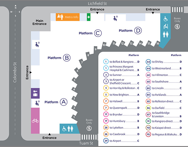 Bus Interchange | Metro Christchurch