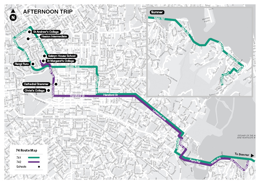 Sumner to City and Merivale Schools | Metro Christchurch