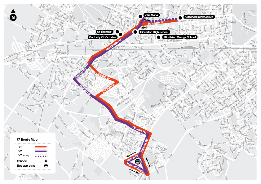 Halswell to Upper Riccarton Schools | Metro Christchurch